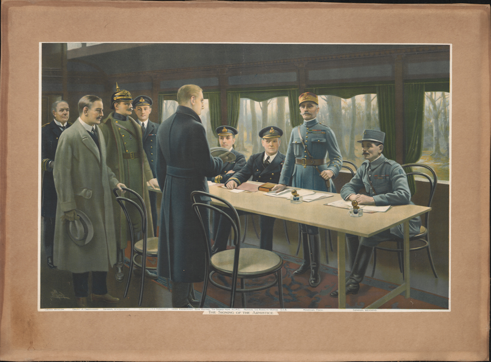 Signing of the Armistice at Compiegne - Digital Library
