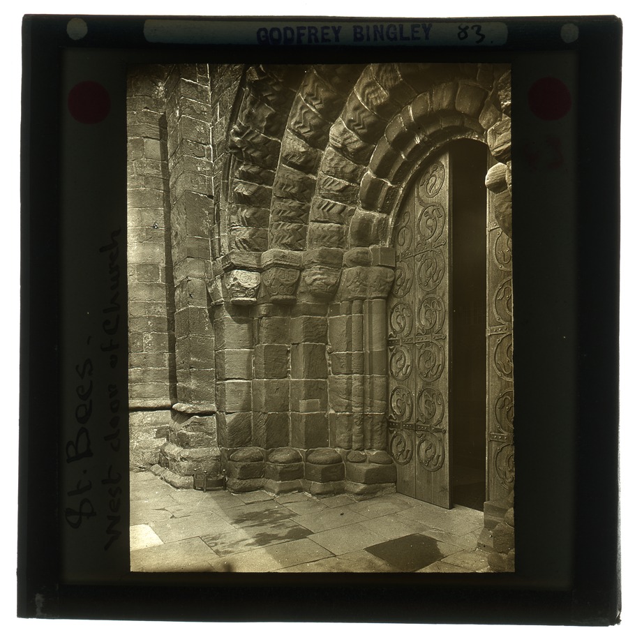 St Bees west door of Church - Digital Library